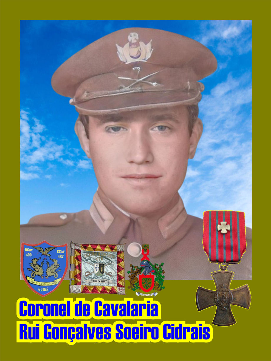 HONRA E GLÓRIA: Rui Gonçalves Soeiro Cidrais, Coronel de Cavalaria na ...
